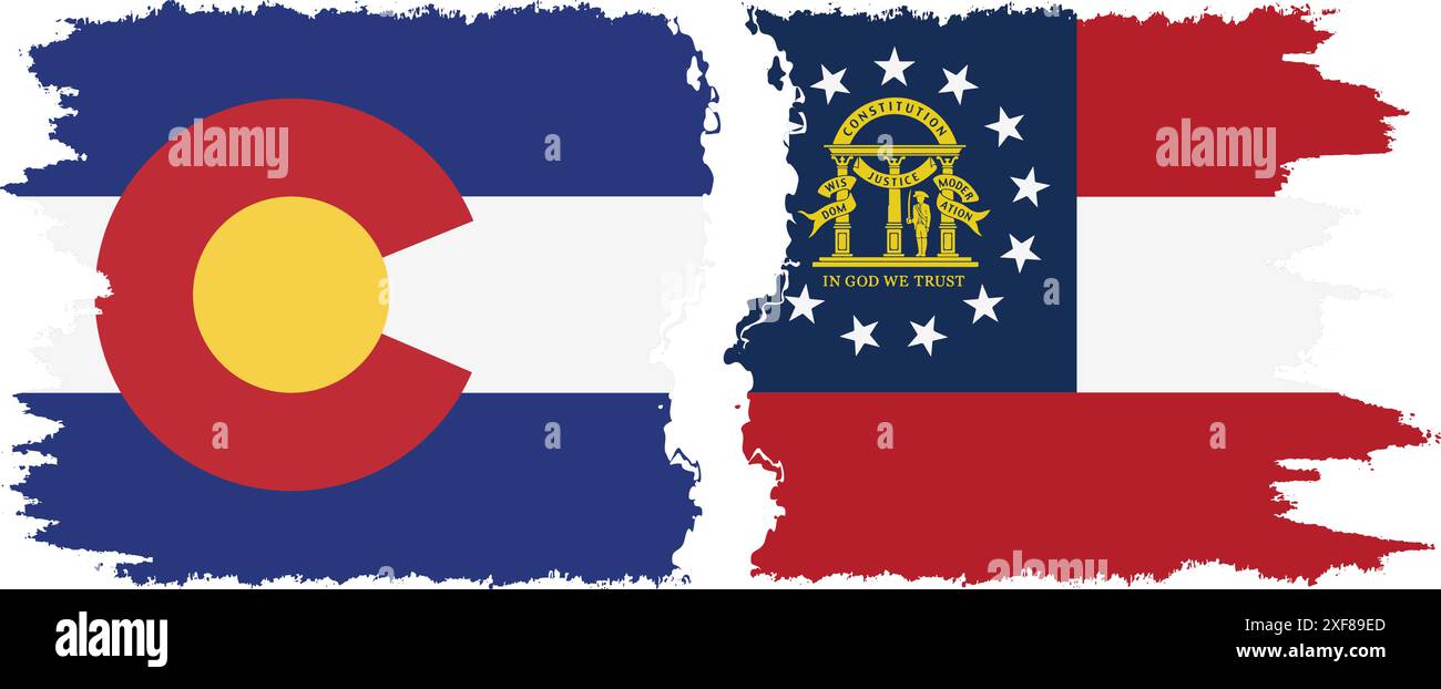 Colorado brush stroke Stock Vector Images - Alamy