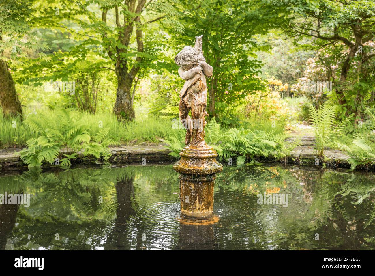 geography / travel, Great Britain, Scotland, Fountain statue in ...
