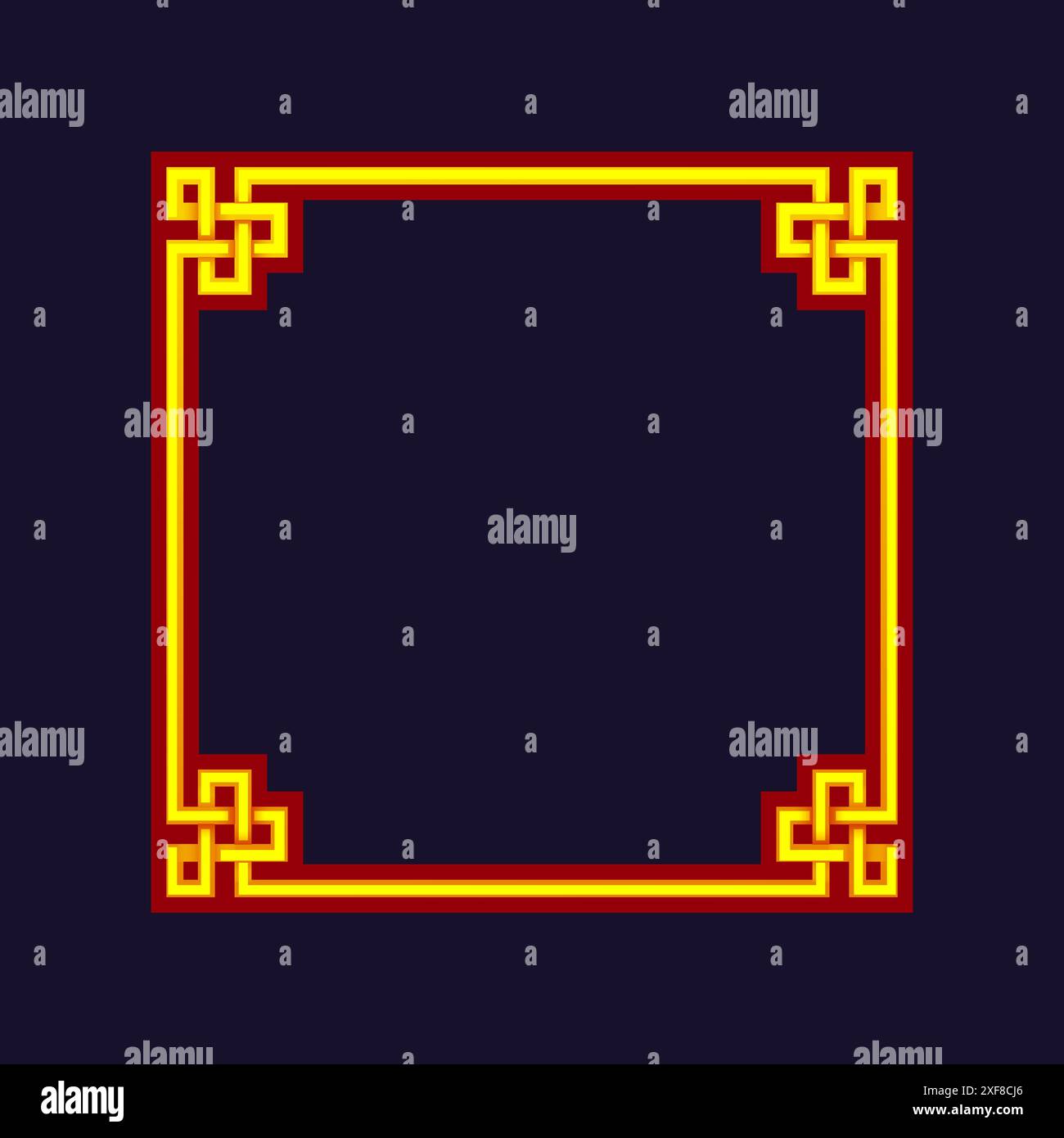 China border frame vector hi-res stock photography and images - Alamy
