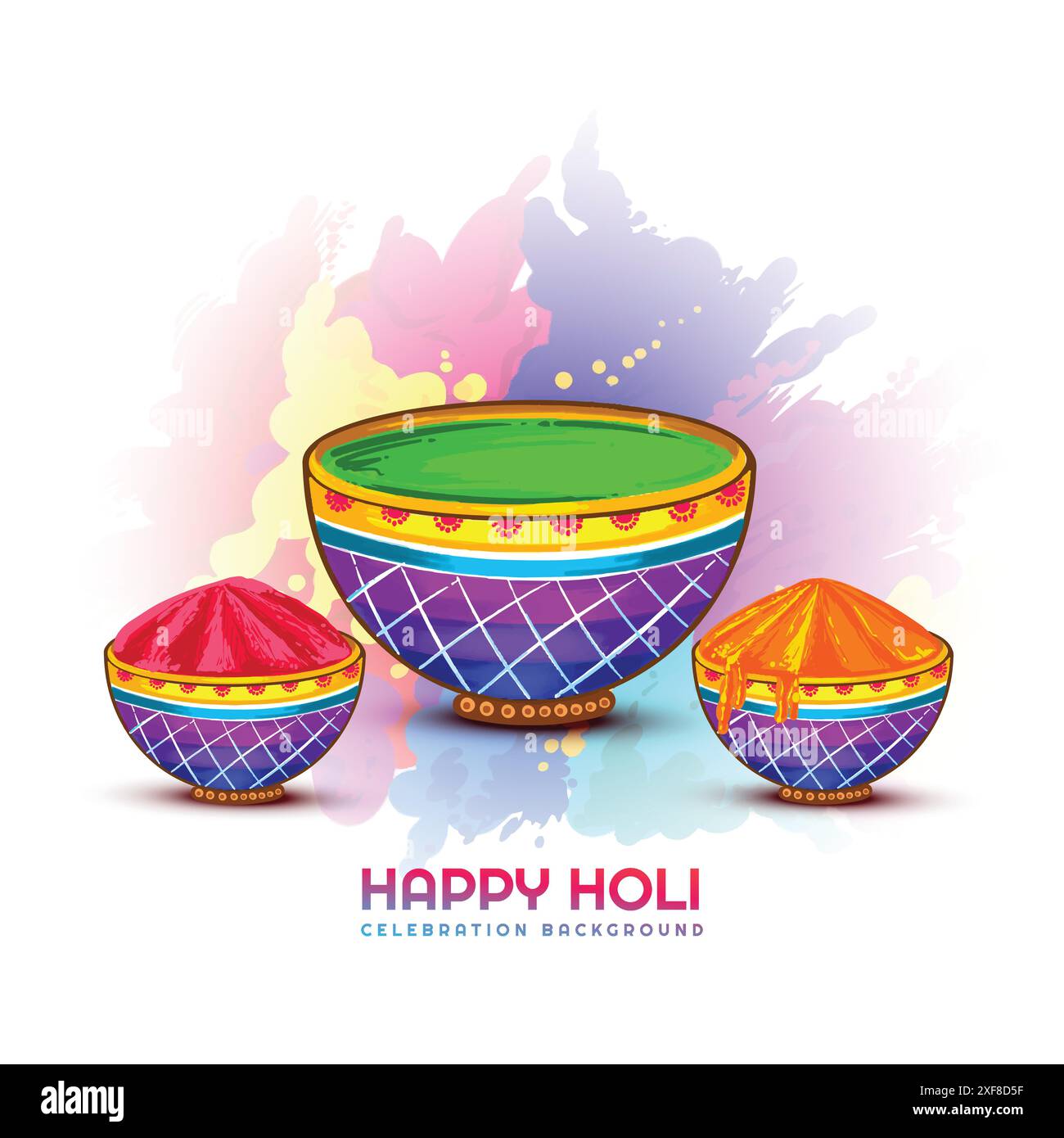 Holi background Cut Out Stock Images & Pictures - Alamy