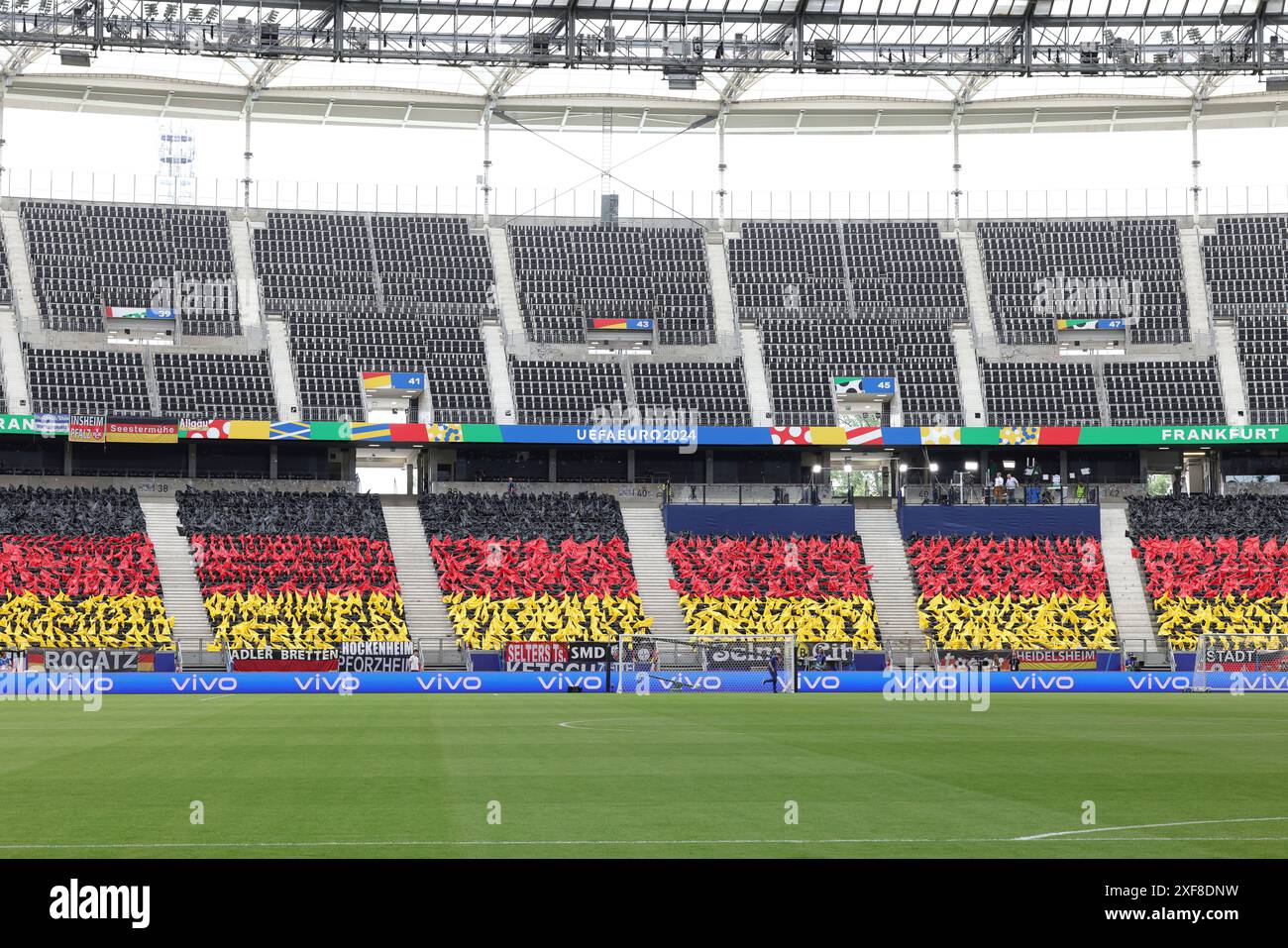 German football stadium with flags hi-res stock photography and images ...