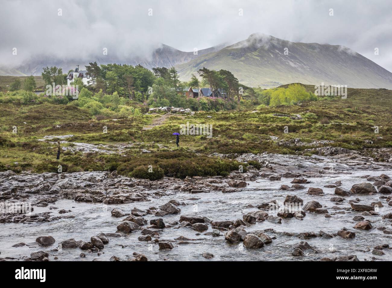 geography / travel, Great Britain, Scotland, River Sligachan on ...