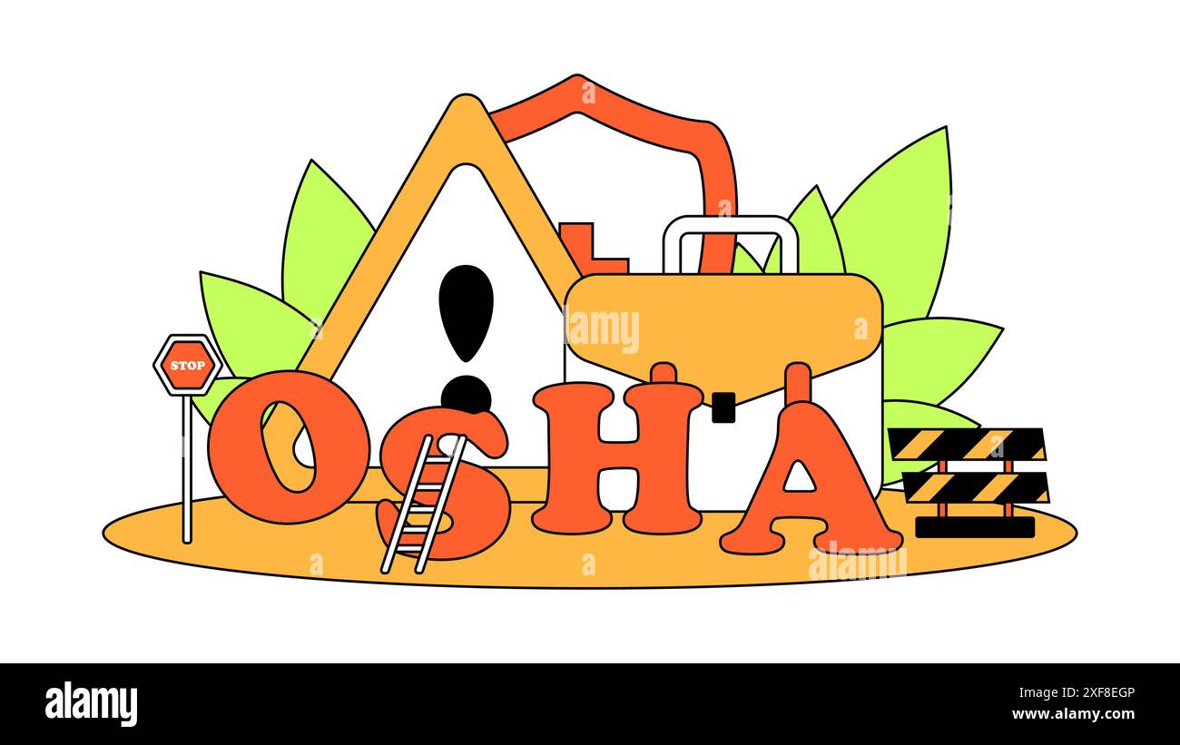 Workplace hazards Stock Vector Images - Alamy