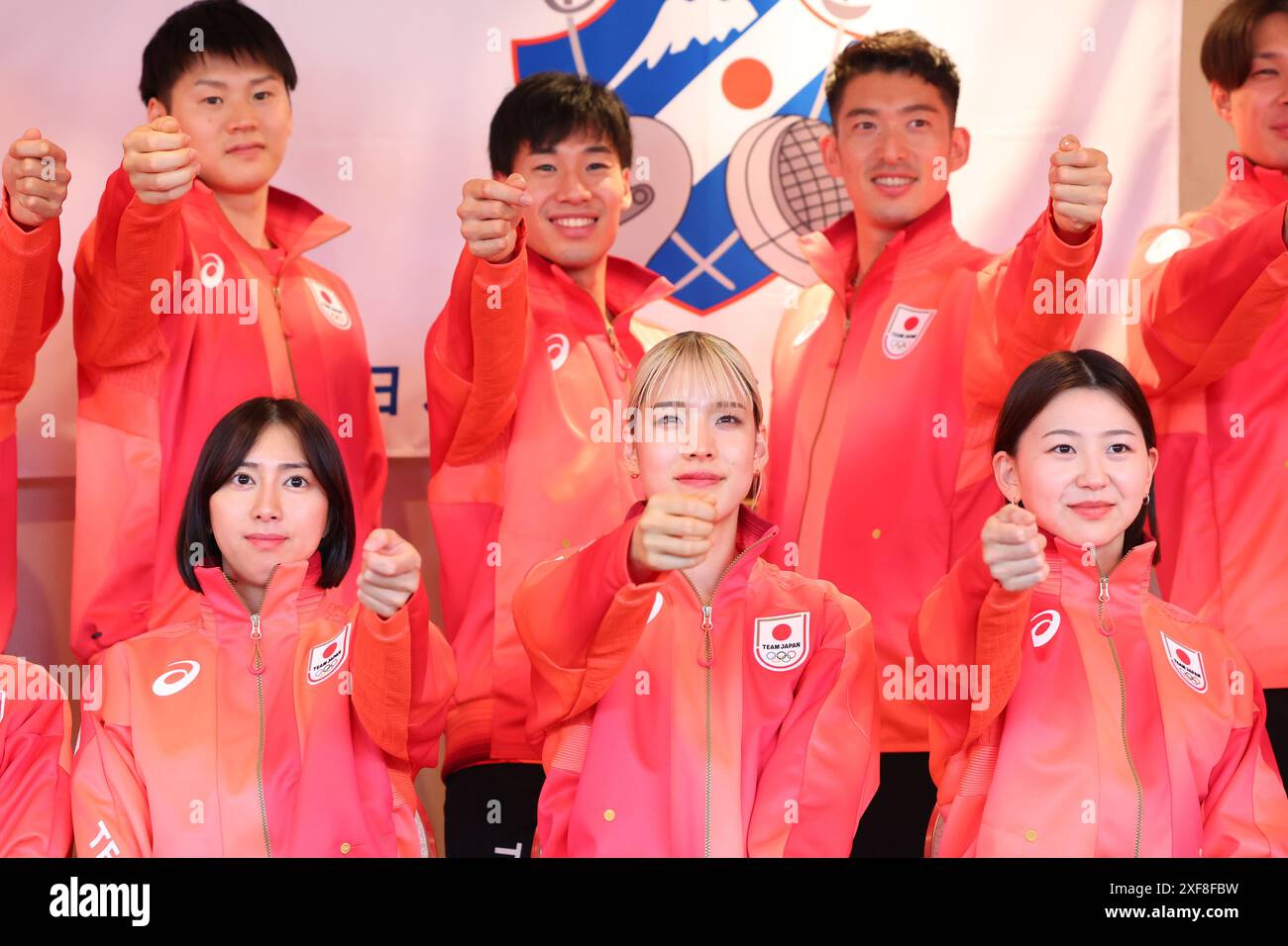 Tokyo, Japan. 2nd July, 2024. (Top L-R) Kento Yoshida, Koki Kano, Kazuyasu Minobe (JPN), (Bottom ...