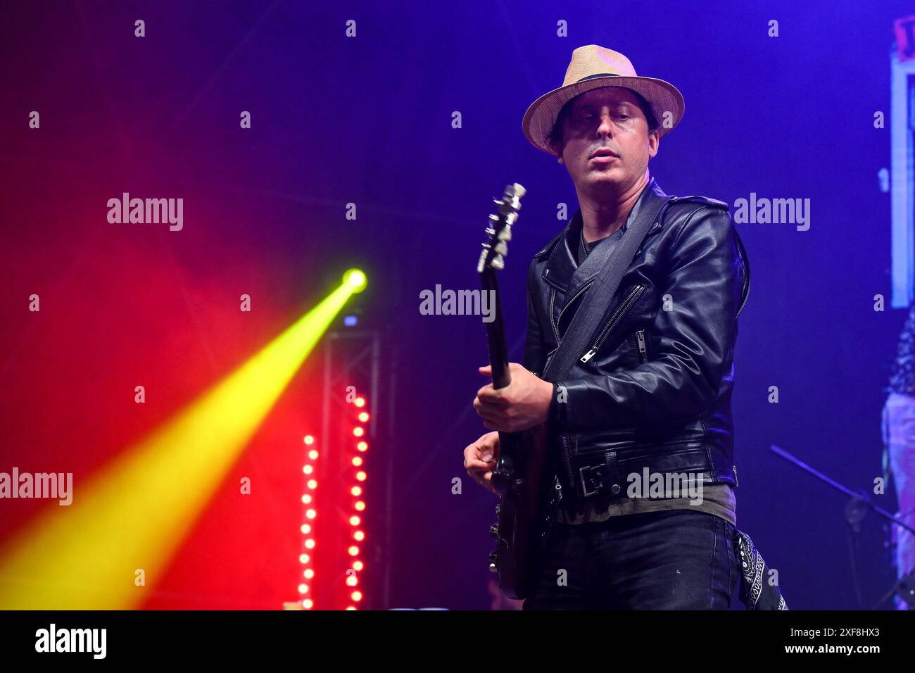 Carl Barat of The Libertines performs during Tour 2024 at Villa Ada ...