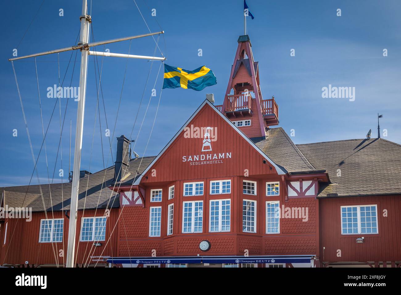 geography / travel, Sweden, Historic sailor hotel Sandhamn island ...