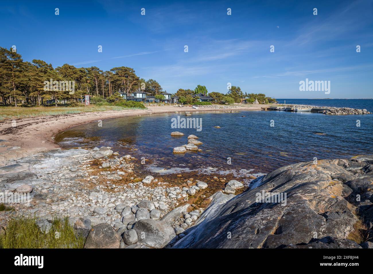 geography / travel, Sweden, Sandhamn island coast, Stockholms Iaen ...