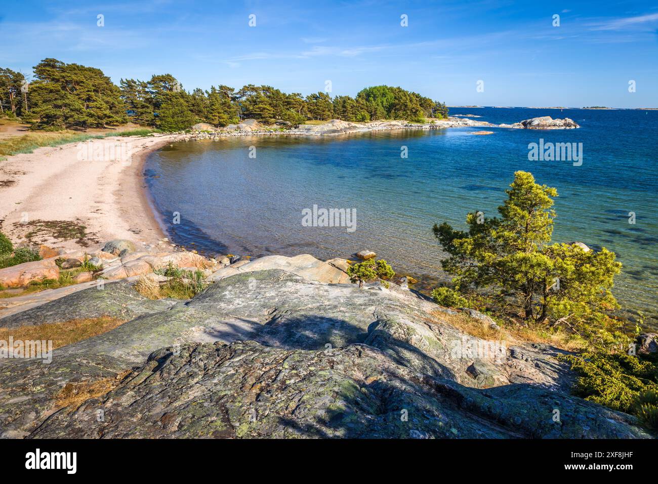geography / travel, Sweden, Sandhamn island coast, Stockholms Iaen ...