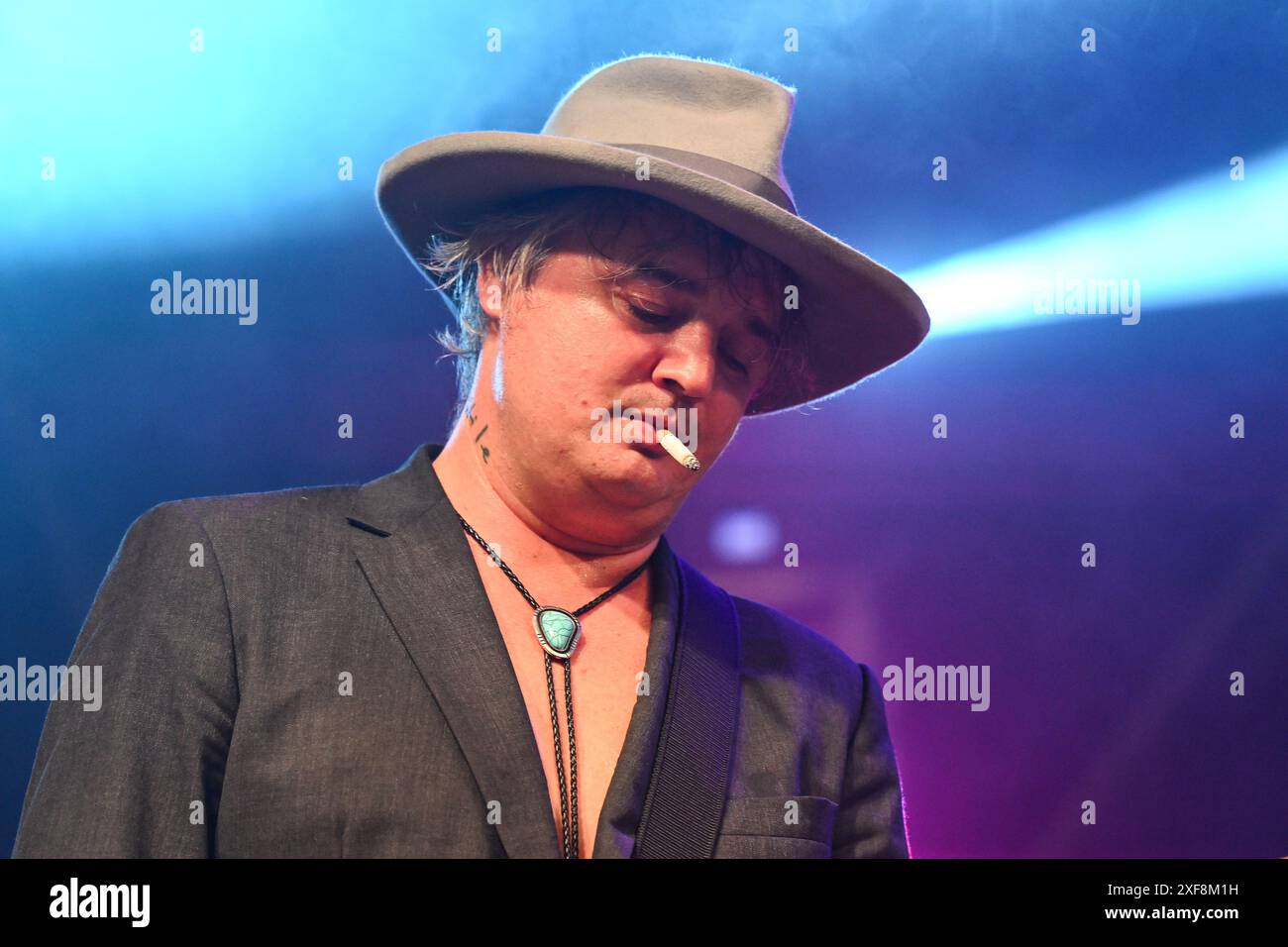 Rome, Italy. 01st July, 2024. July 1, 2024, Rome, Italy: Pete Doherty ...