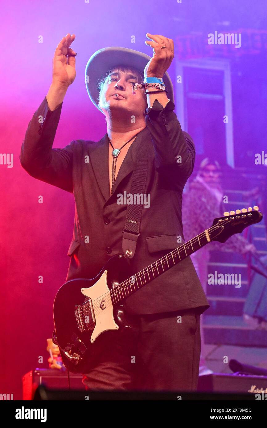 Rome, Italy. 01st July, 2024. July 1, 2024, Rome, Italy: Pete Doherty ...