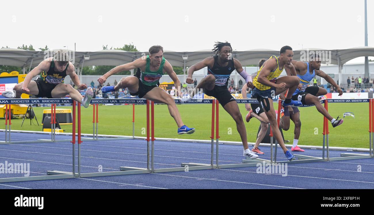 Thomas Wilcock, David King, Daniel Goriola, Sam Bennett and Tade Ojora ...