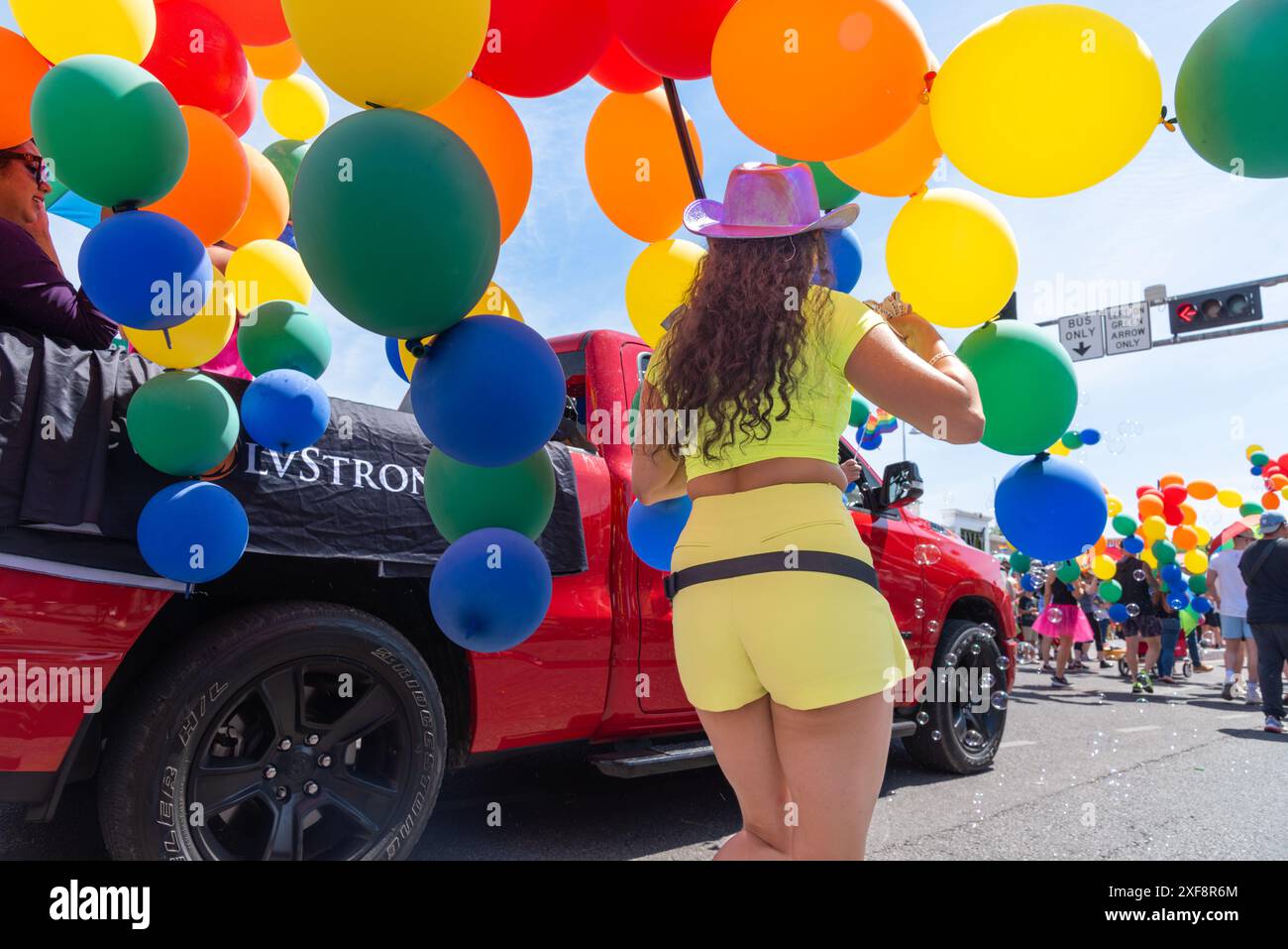 Albuquerque Pride Parade 2024 on Route 66, Nob Hill, Albuquerque, New ...