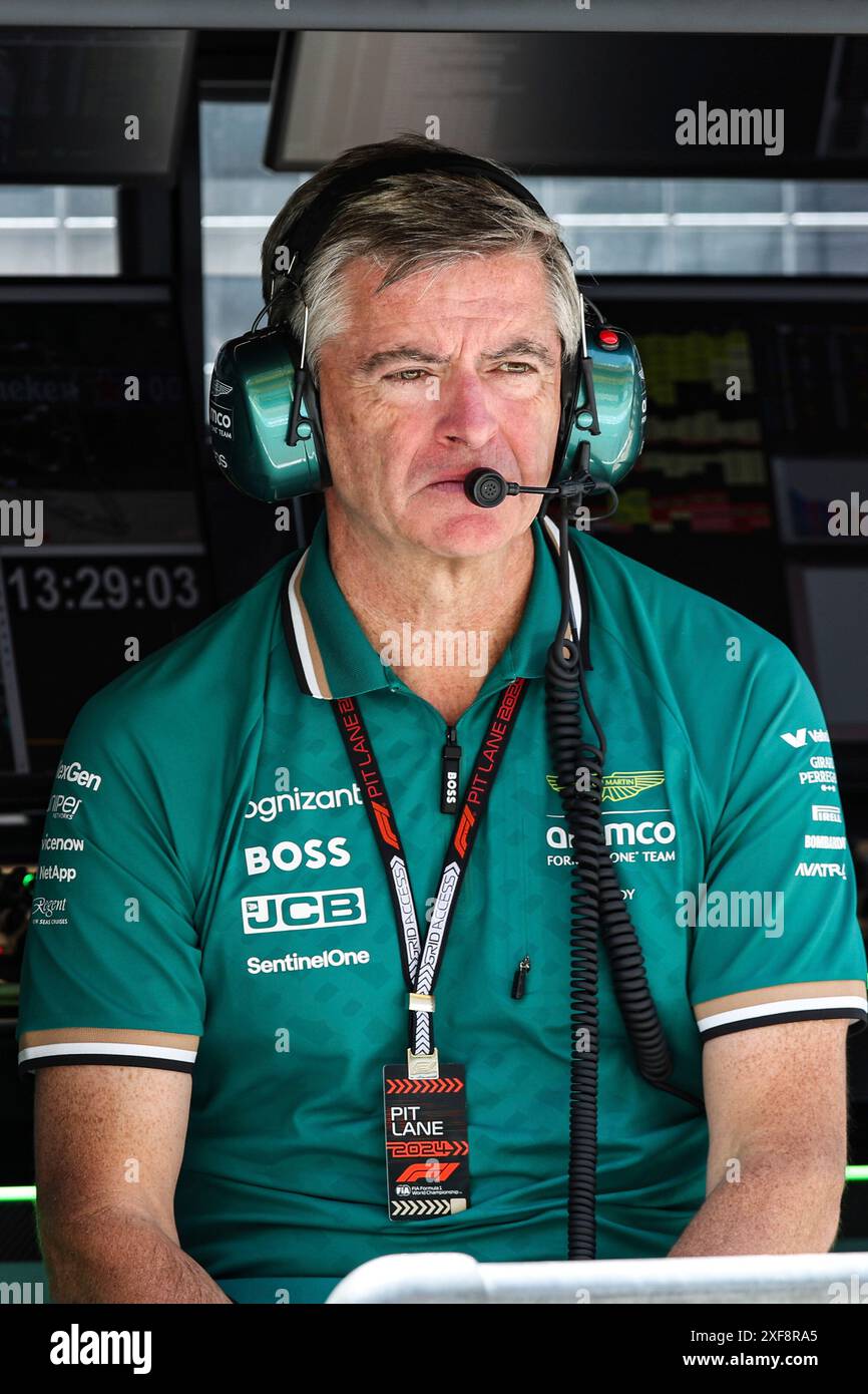 Spielberg, Austria. 28th June, 2024. Andy Stevenson (GBR, Aston Martin ...
