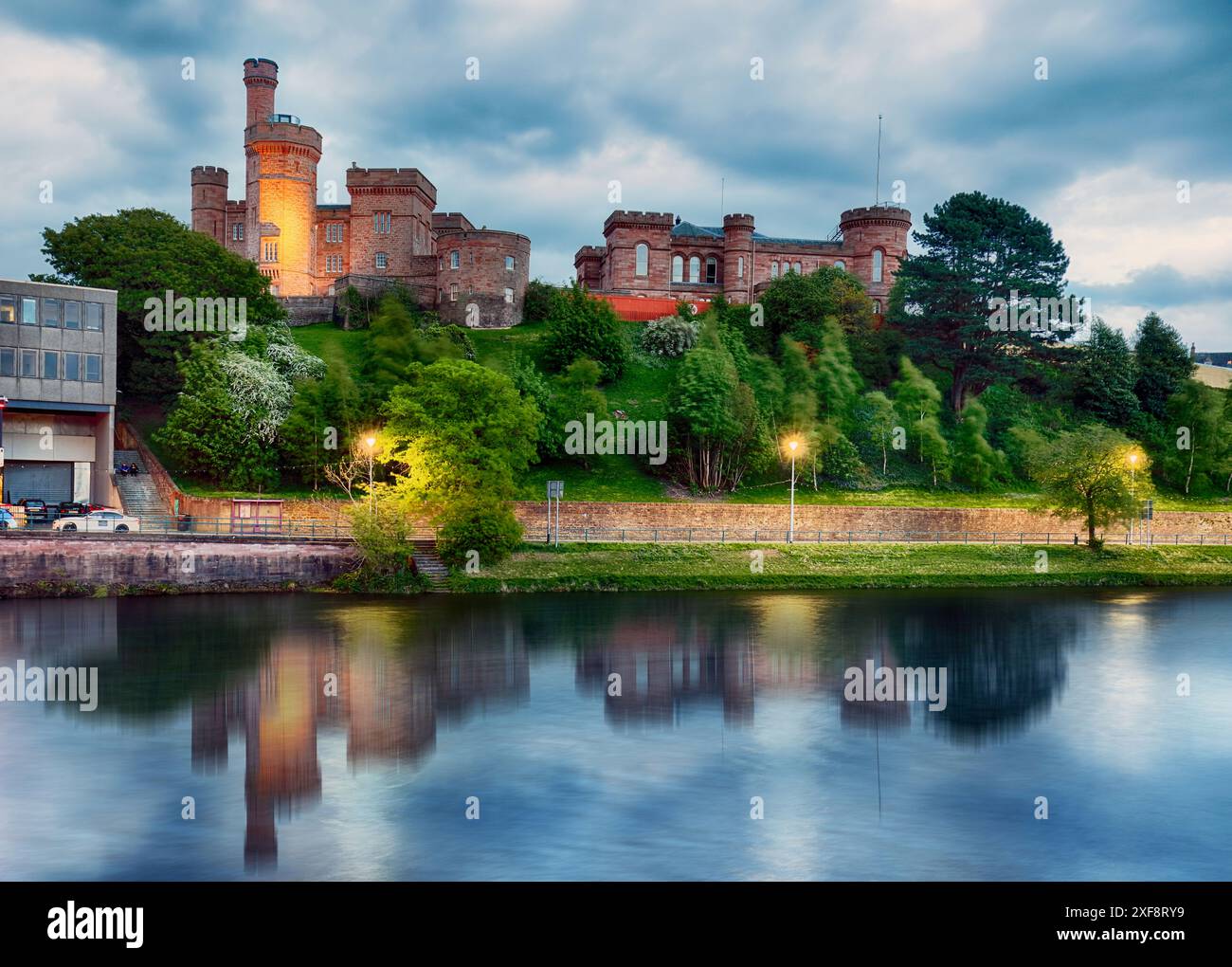 Inverness skyline night sunset hi-res stock photography and images - Alamy