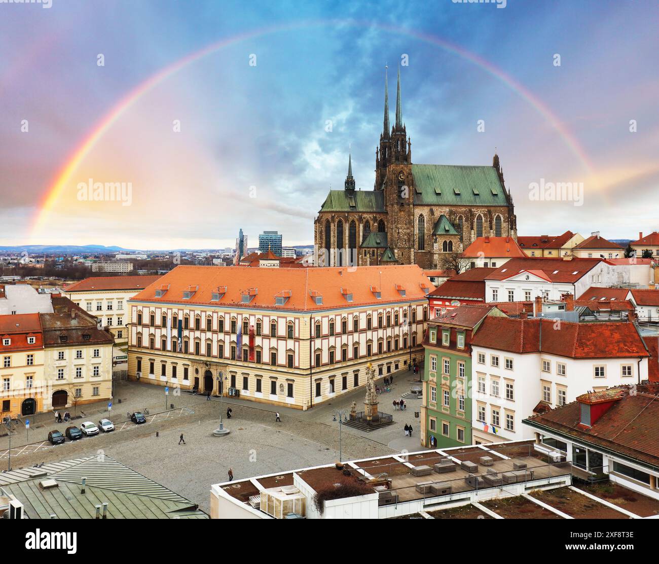 Brno market square panorama hi-res stock photography and images - Alamy