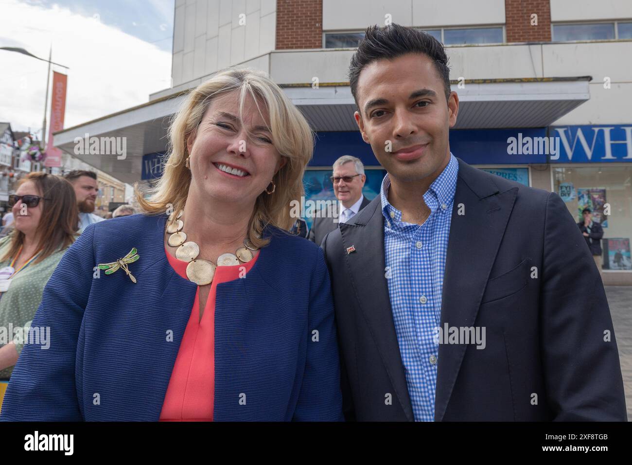 Southend on Sea, UK. 1st July, 2024. Anna Firth, MP for Southend West ...
