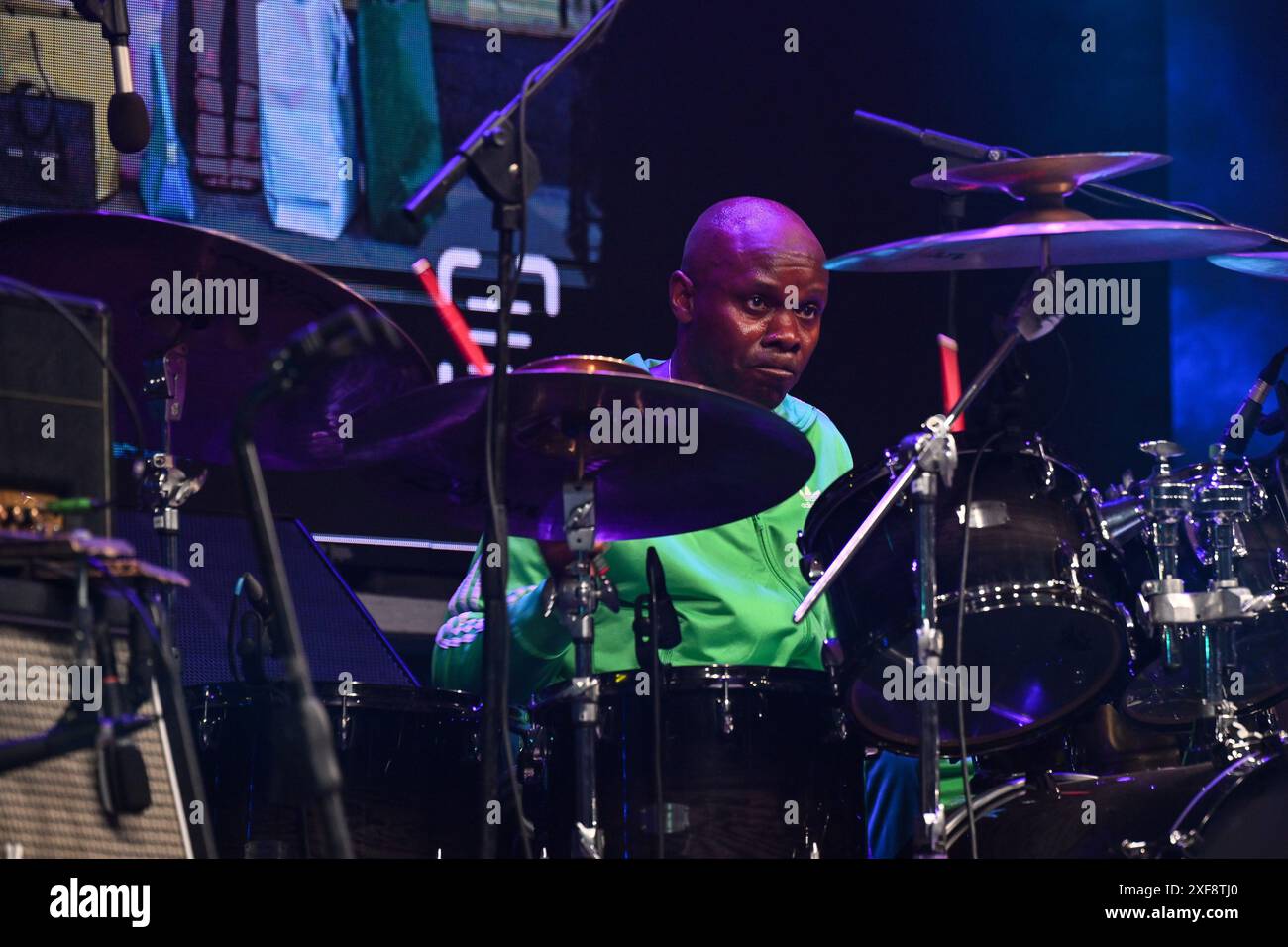 Gary Powell of The Libertines performs during Tour 2024 at Villa Ada ...