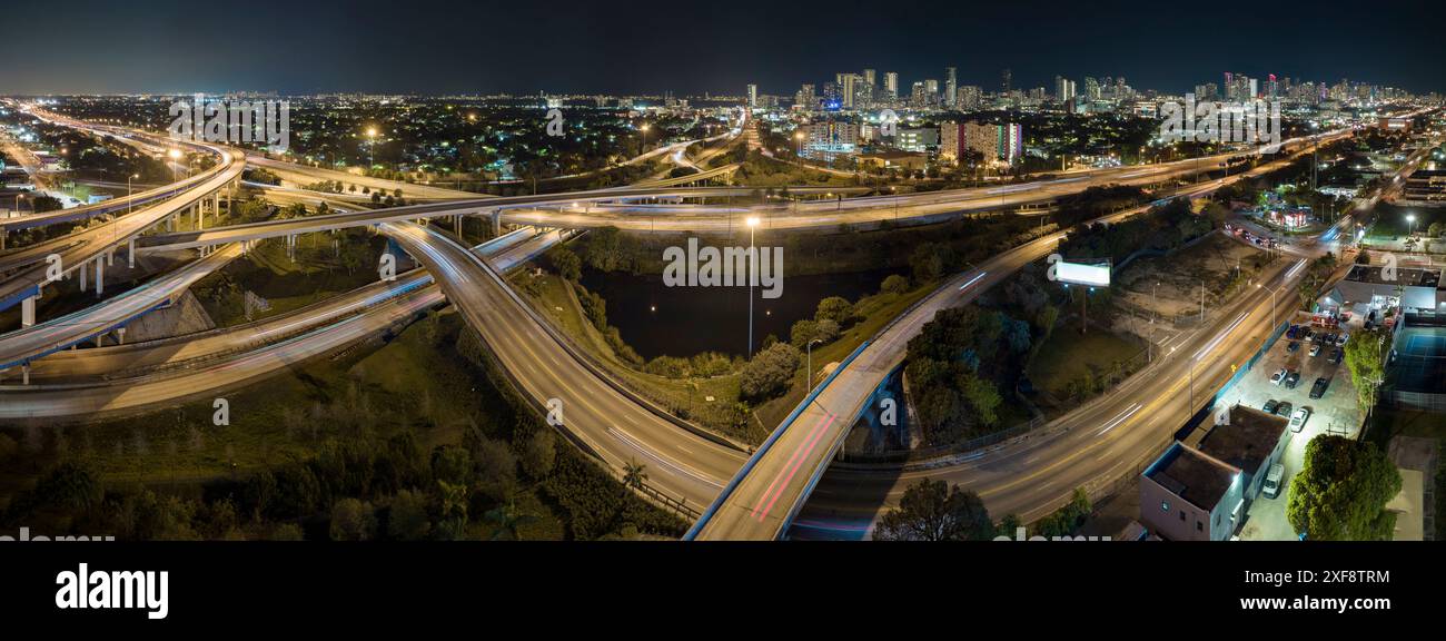 Freeway in miami florida hi-res stock photography and images - Alamy