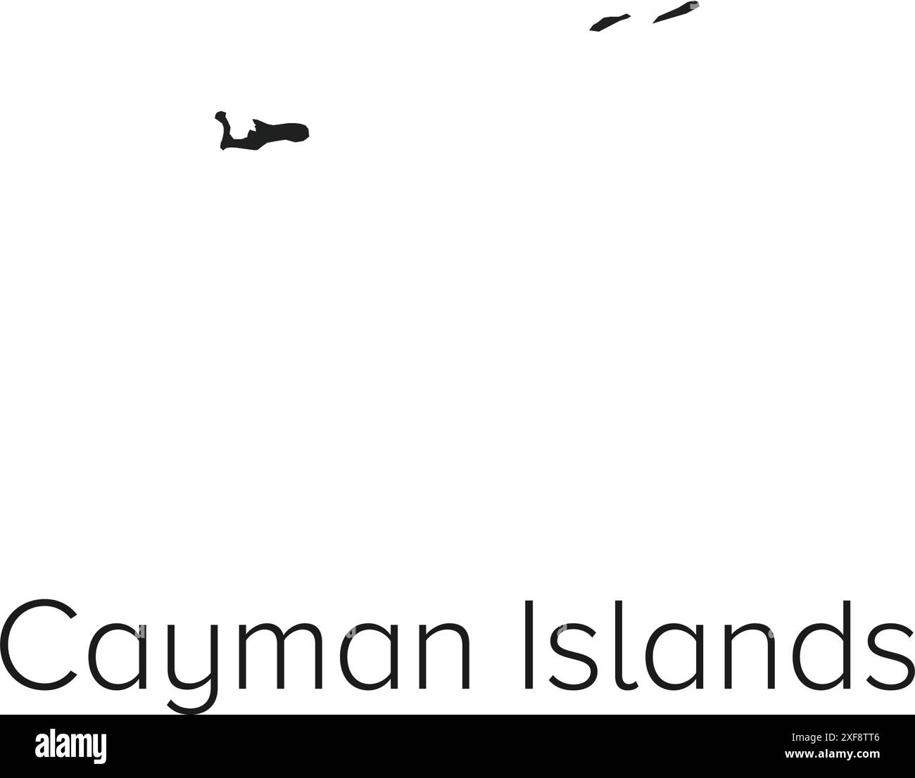 Map of the caribbean islands vector Stock Vector Images - Alamy