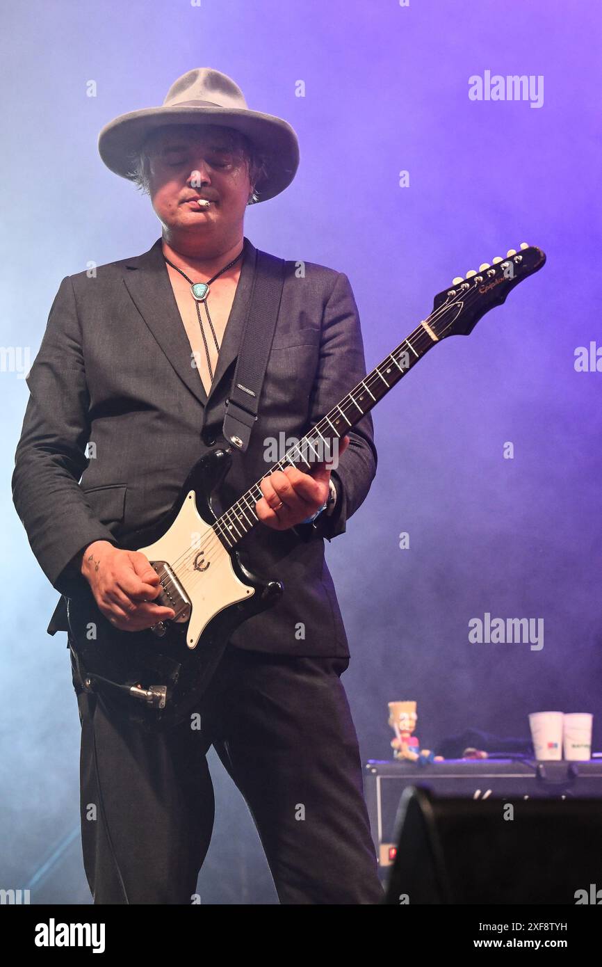 Pete Doherty of The Libertines performs during Tour 2024 at Villa Ada ...