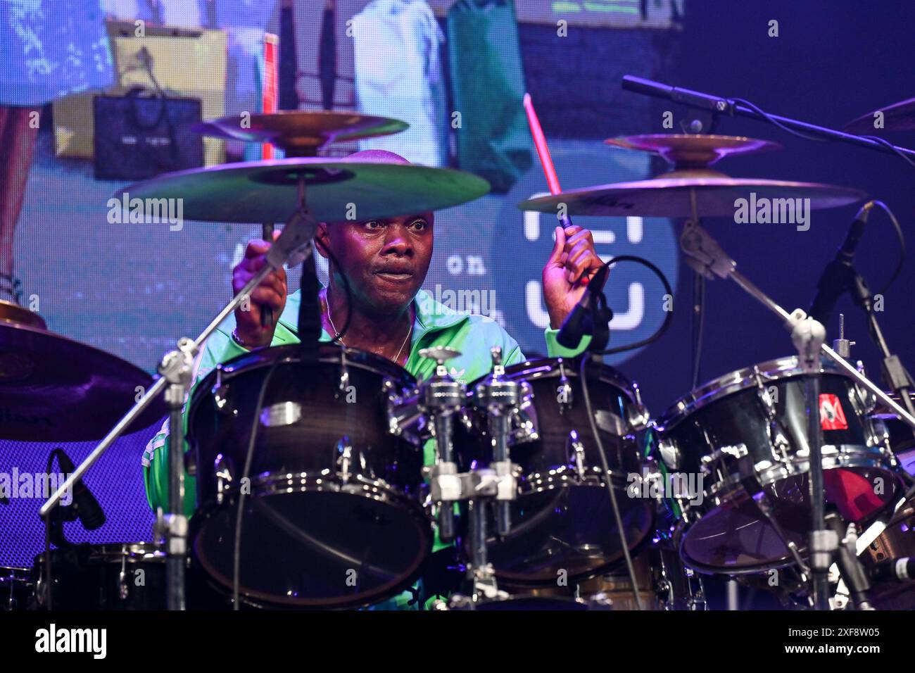 Gary Powell of The Libertines performs during Tour 2024 at Villa Ada ...
