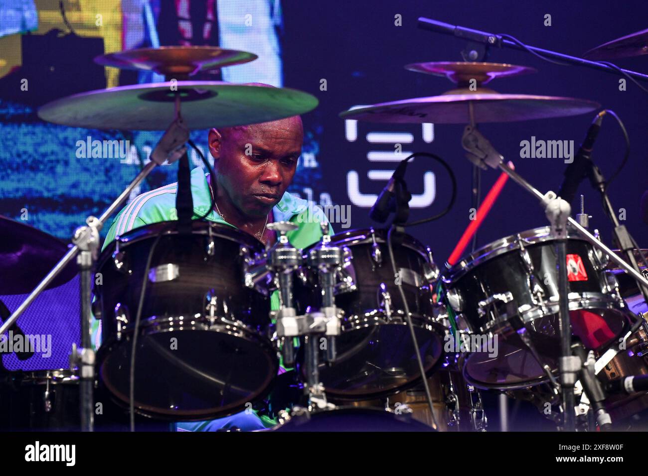 Gary Powell of The Libertines performs during Tour 2024 at Villa Ada ...