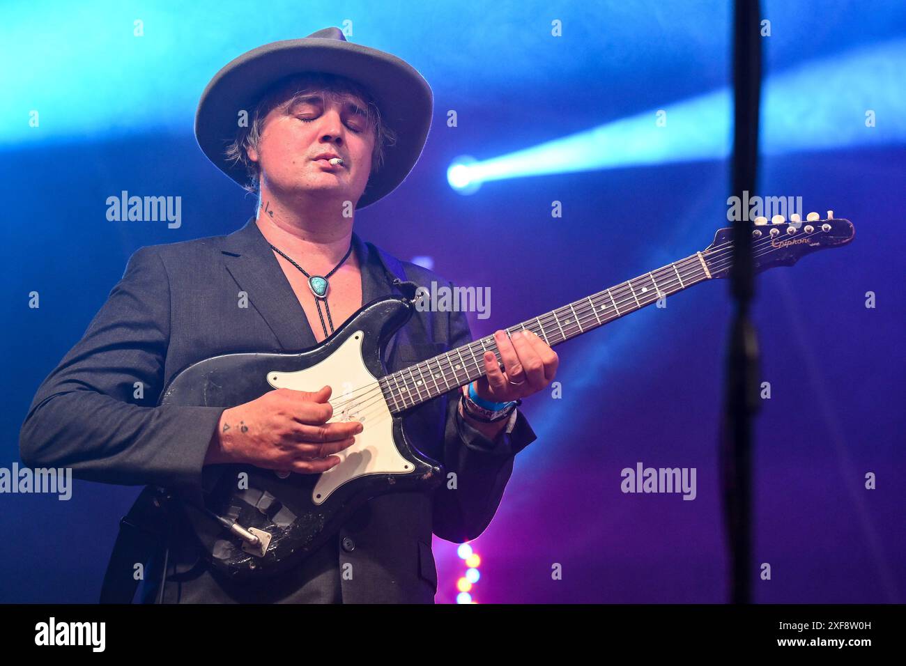 Pete Doherty of The Libertines performs during Tour 2024 at Villa Ada ...