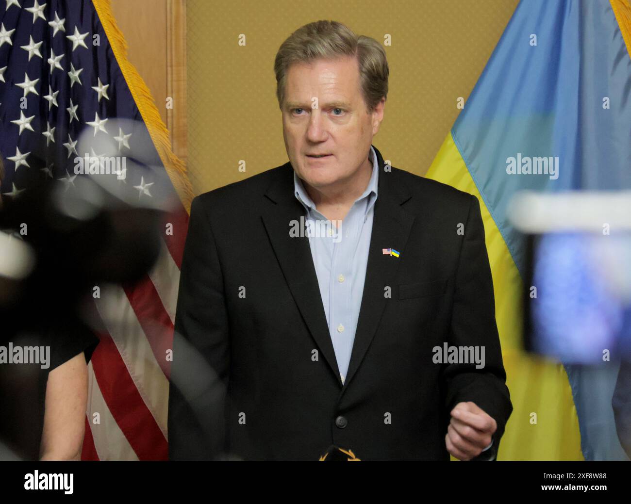 KYIV, UKRAINE - JULY 1, 2024 - Chairman of the House Permanent Select ...