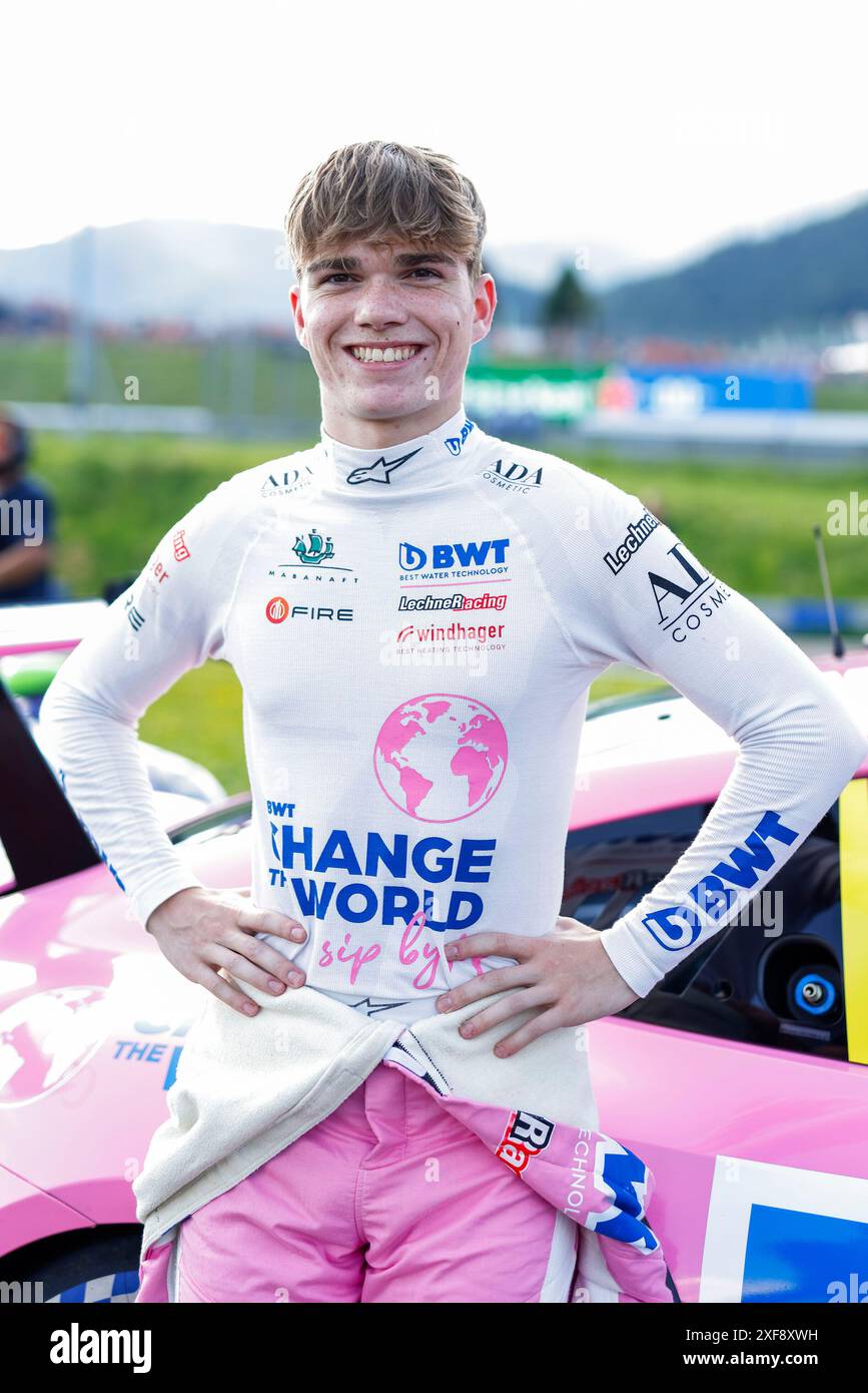 Spielberg, Austria. 28th June, 2024. #3 Theo Oeverhaus (D, BWT Lechner Racing), Porsche Mobil 1 ...