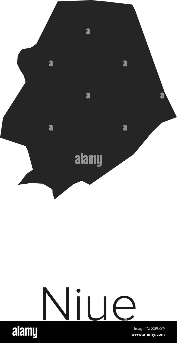 Niue map Black and White Stock Photos & Images - Alamy