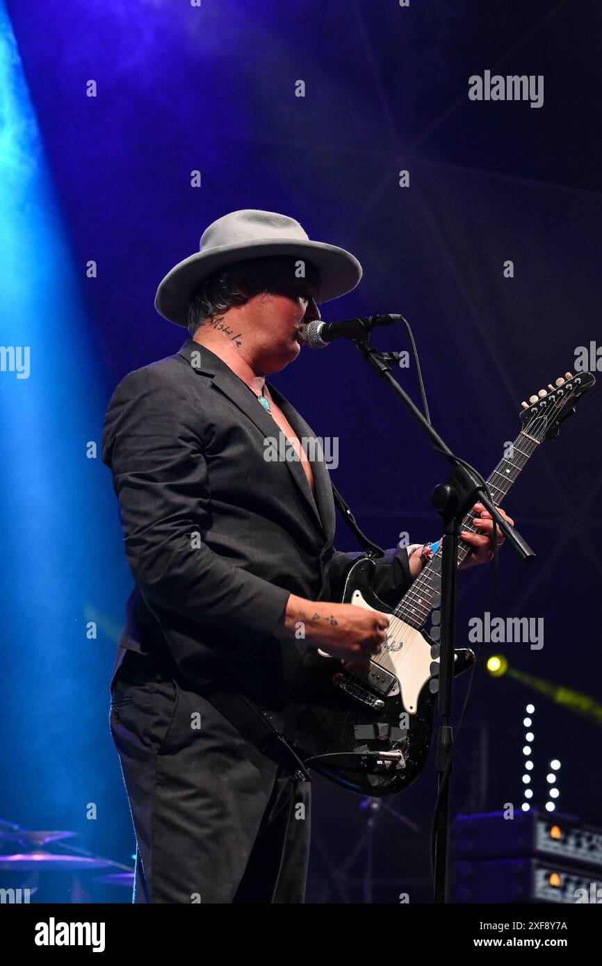 Rome: Pete Doherty of The Libertines performs during Tour 2024 at Villa ...
