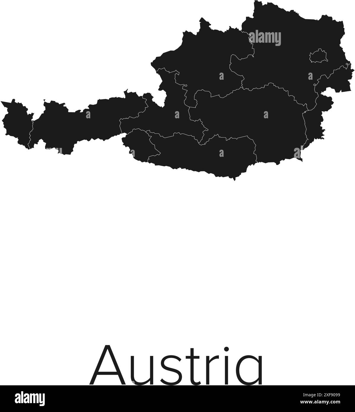 Central europe map hi-res stock photography and images - Alamy