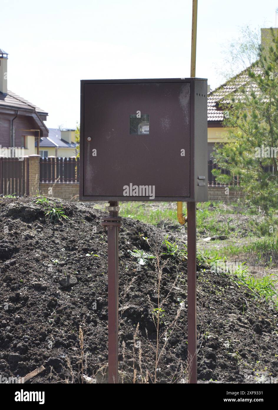 Electrical box, electric meter measurement. Electrical switchboard ...
