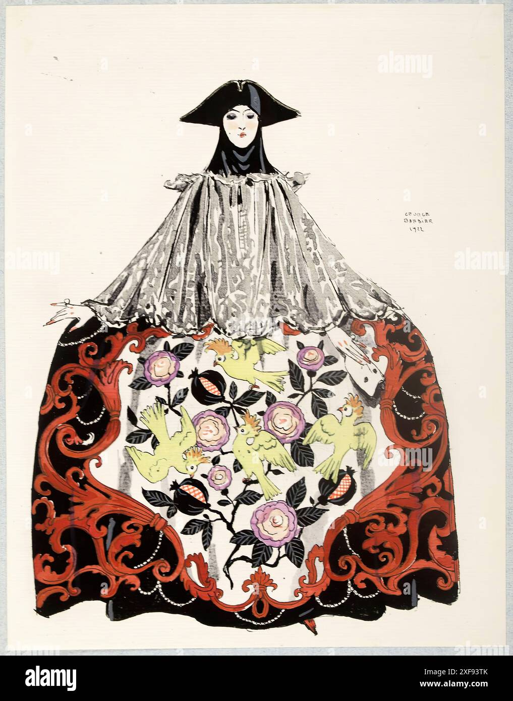 BARBIER George [costume design] 1922 Stock Photo - Alamy