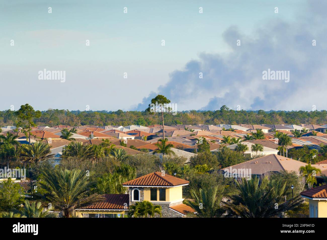 Air contamination with burning smoke from prescribed fire close to ...