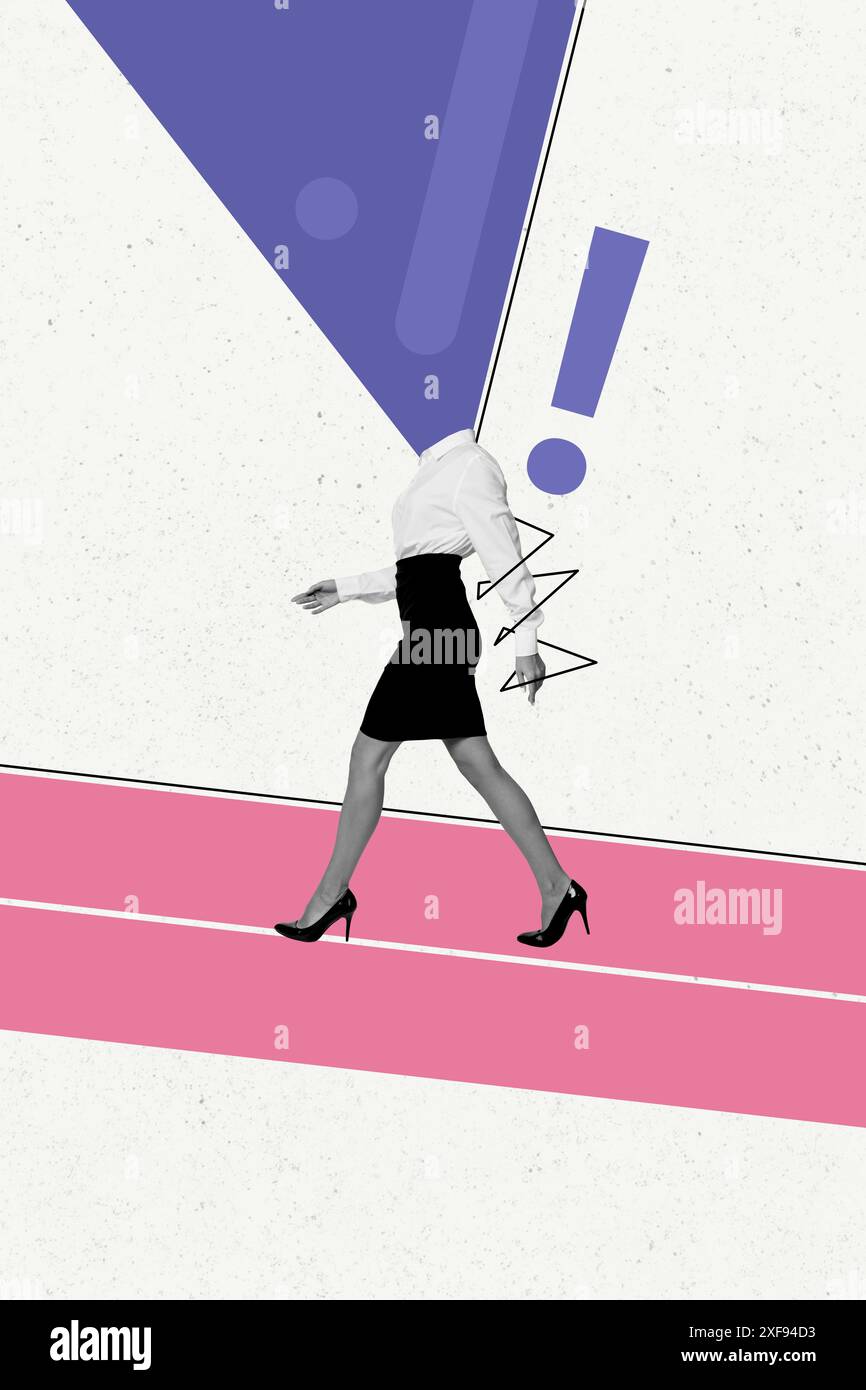 Trend artwork composite sketch image 3D photo collage of workspace ...