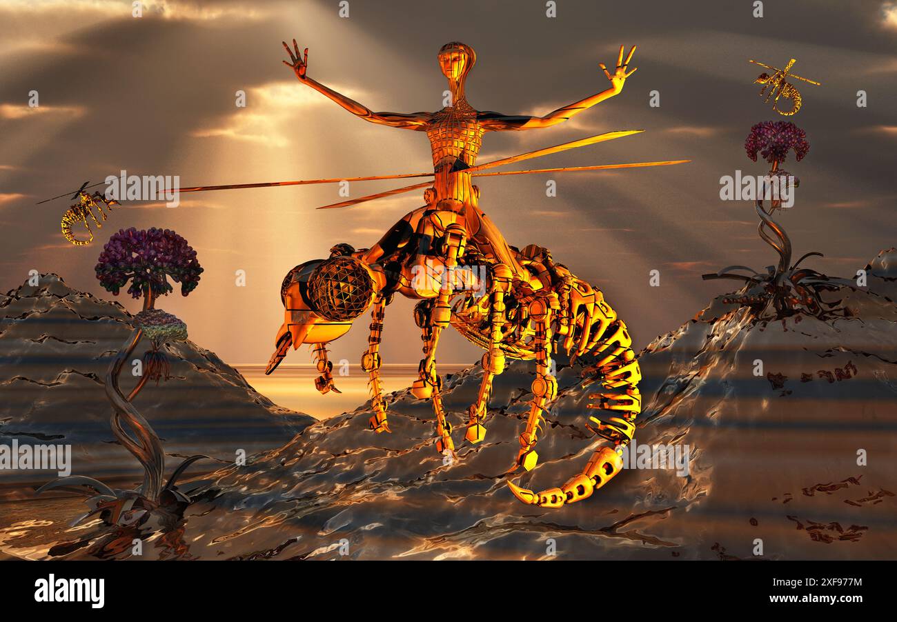 Alien Insect Life Stock Photo - Alamy