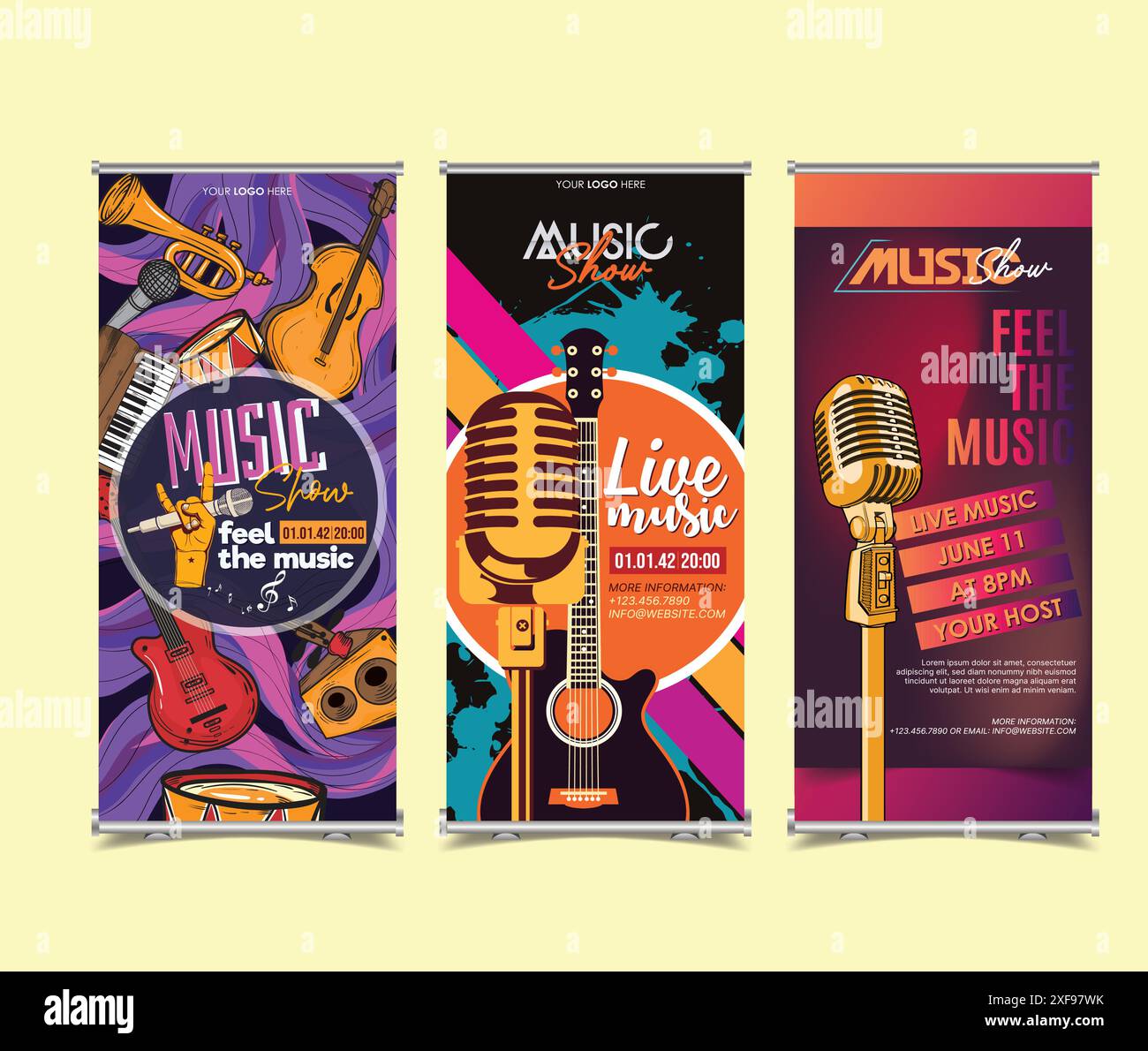 Dynamic event show Stock Vector Images - Alamy