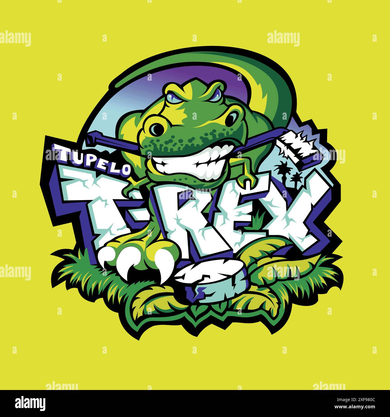 A nice T-rex iconic poster Stock Vector Image & Art - Alamy