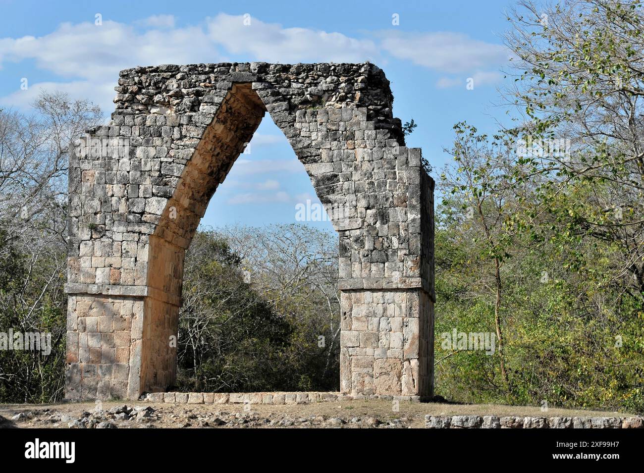 El Palacio, Palace of Kabah, Kabah, Yucatan, Mexico, Central America ...