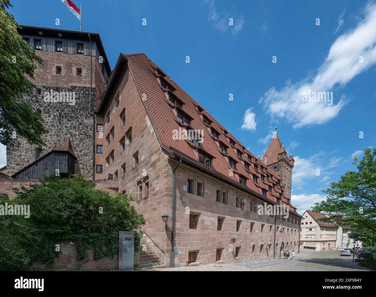 Kaiserstallungen, former granary, built around 1494, now a youth hostel ...