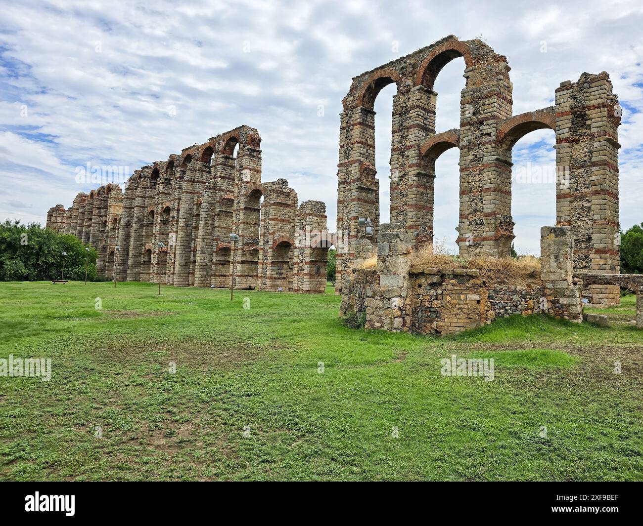 The Acueducto de los Milagros, Miraculous Aqueduct in Merida ...