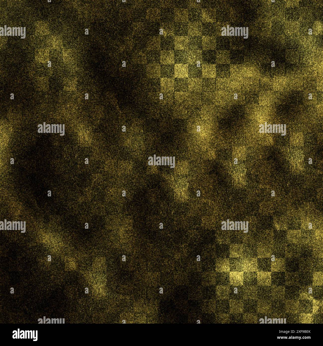 Abstract dark gold pixelated texture with a grainy, checkered pattern ...