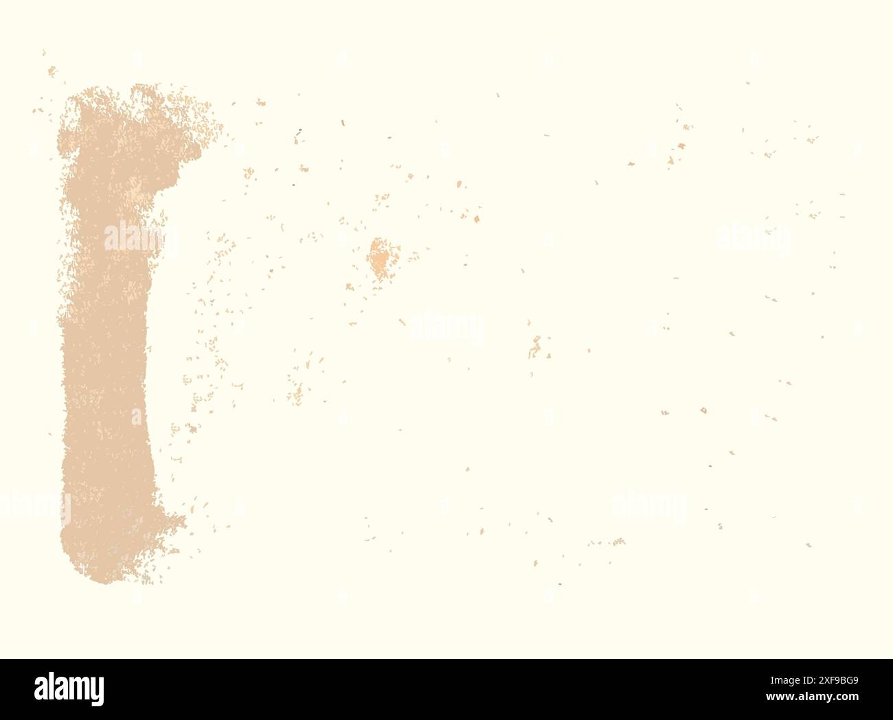 Abstract beige paint splatter on a light background with a minimalist ...