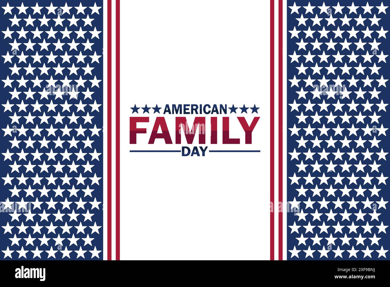American Family Day. Holiday concept. Template for background, banner ...