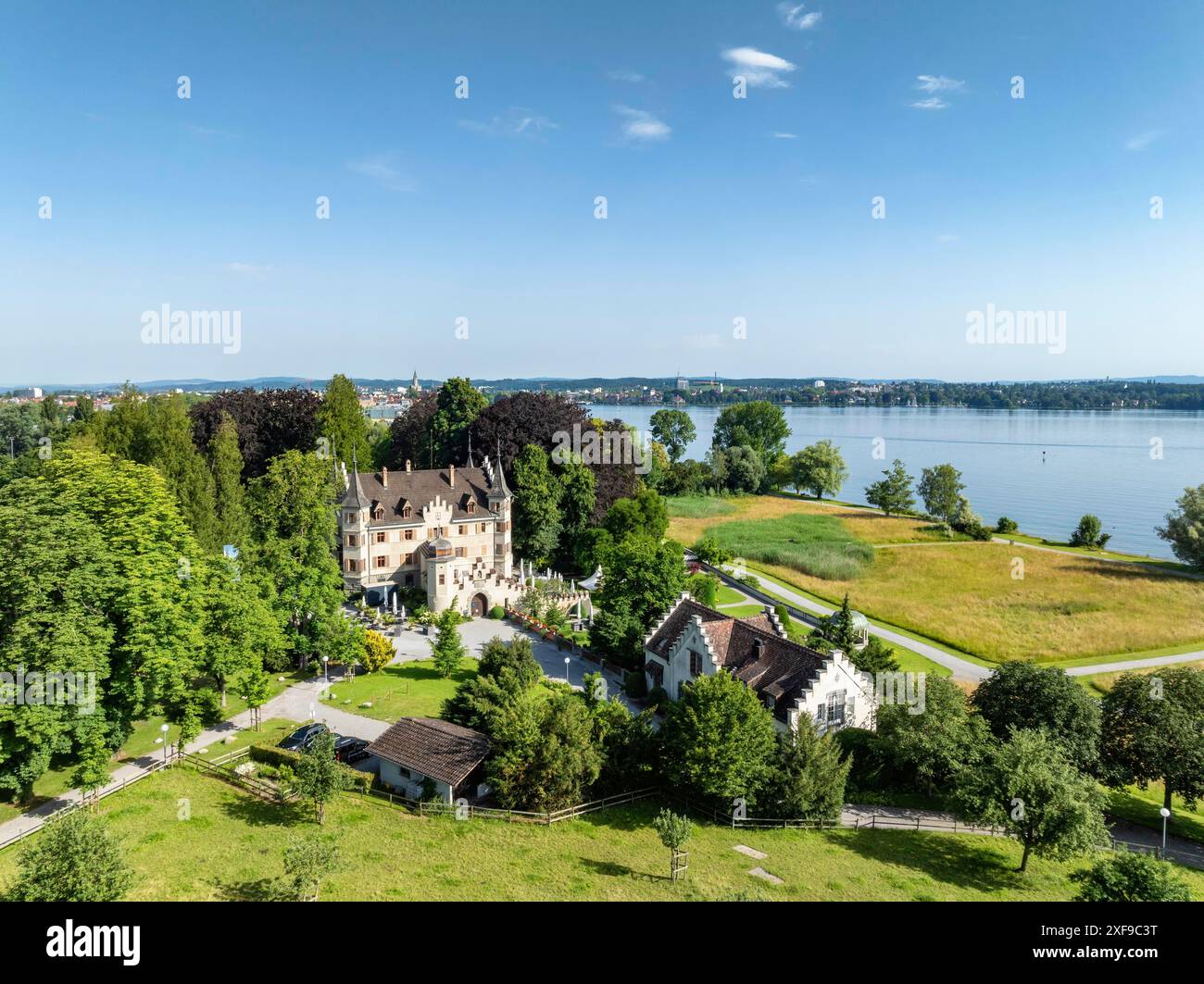Aerial view of Seeburg Castle with integrated catering and event ...