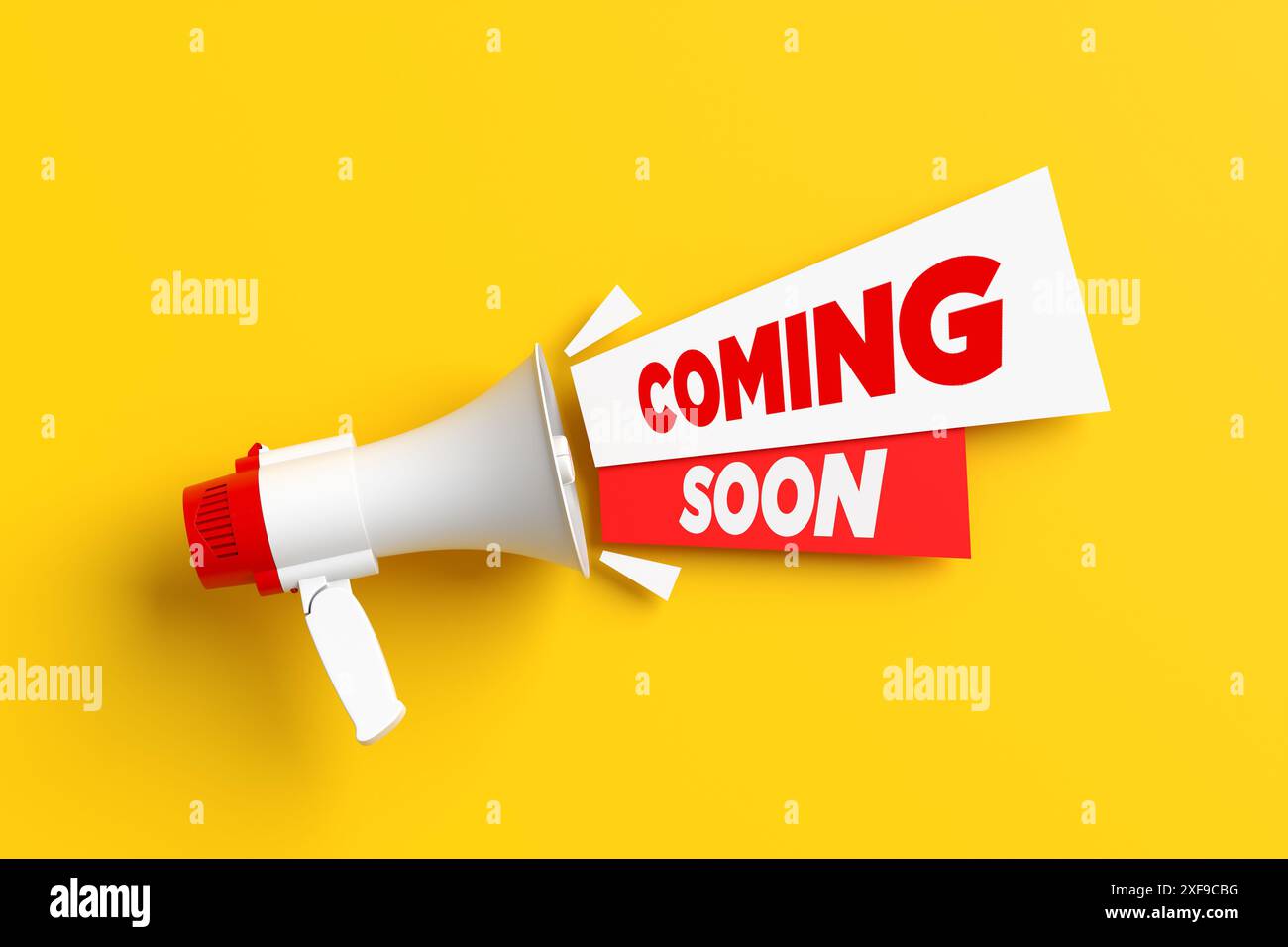 Text coming soon 3d digital hi-res stock photography and images - Alamy