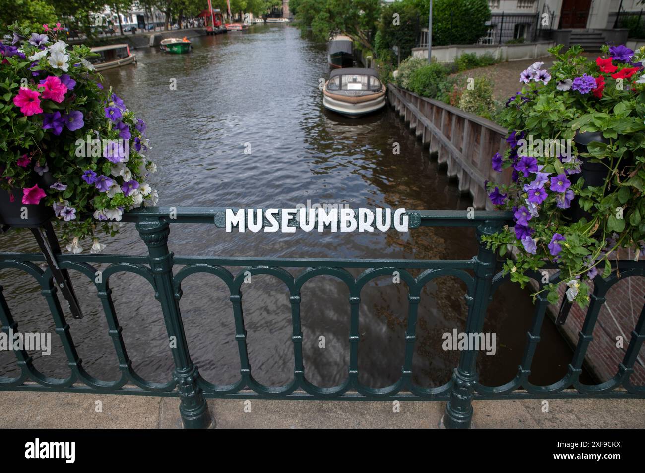 Bridge Sign Museumbrug At Amsterdam The Netherlands 30-6-2024 Stock ...