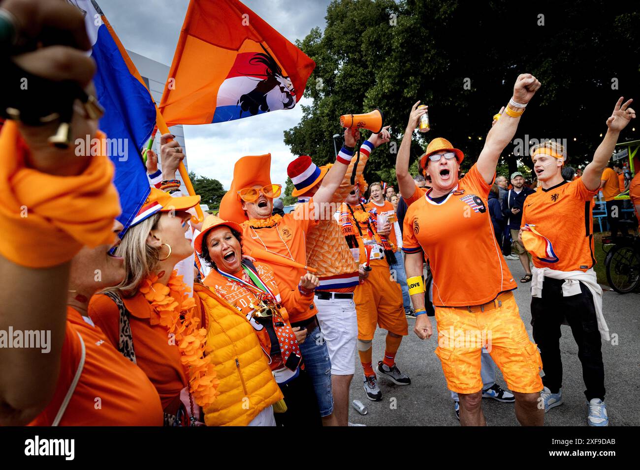 Munich, Germany. 02nd July, 2024.MUNICH - Dutch fans prior to the ...