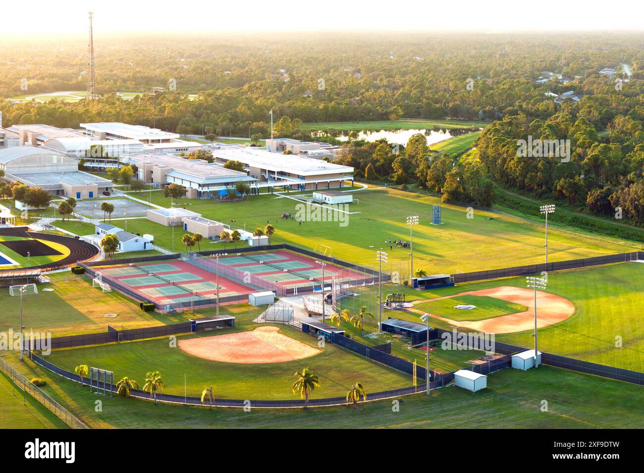 Public high school sports facilities in Florida. American football ...